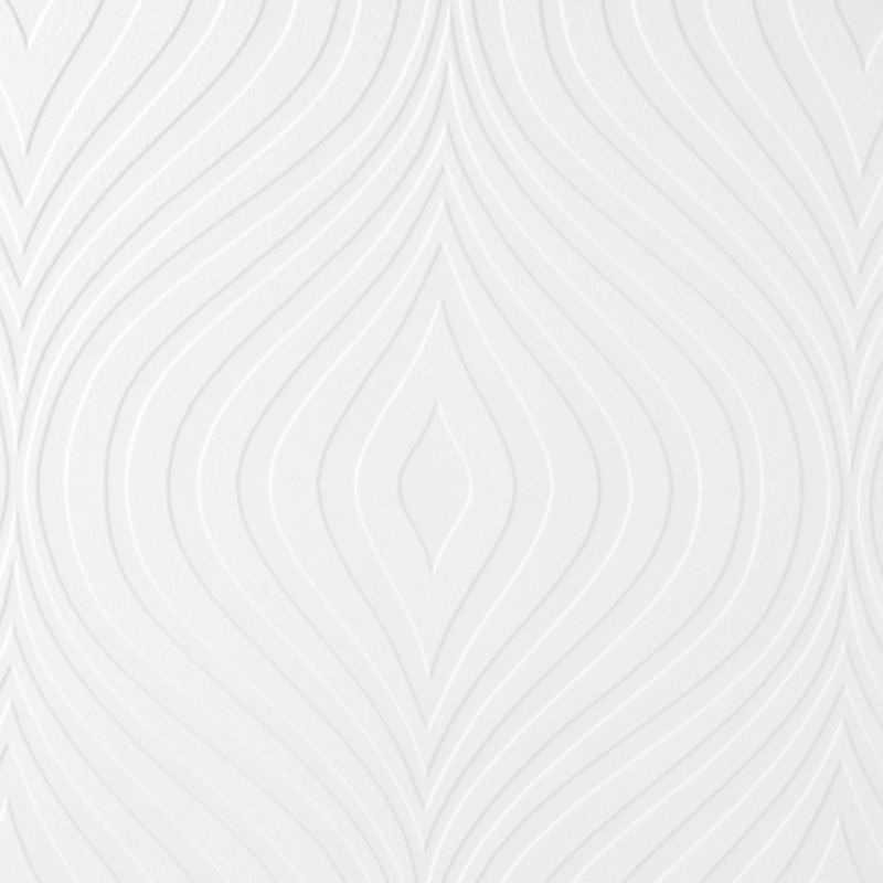 Curvy Superfresco White Paintable Wallpaper 17583 | 17583